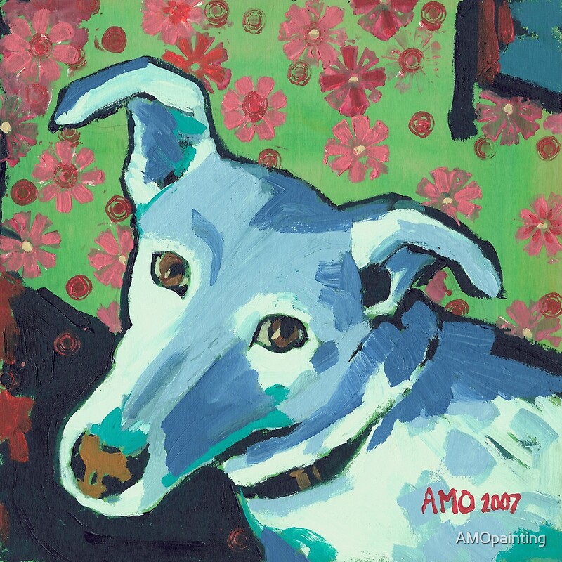 "Blue Zoe" by AMOpainting | Redbubble