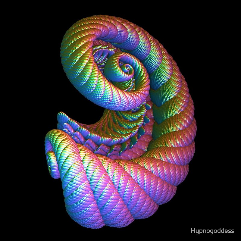 "Scrollwork Rainbow Cornucopia" by Hypnogoddess | Redbubble