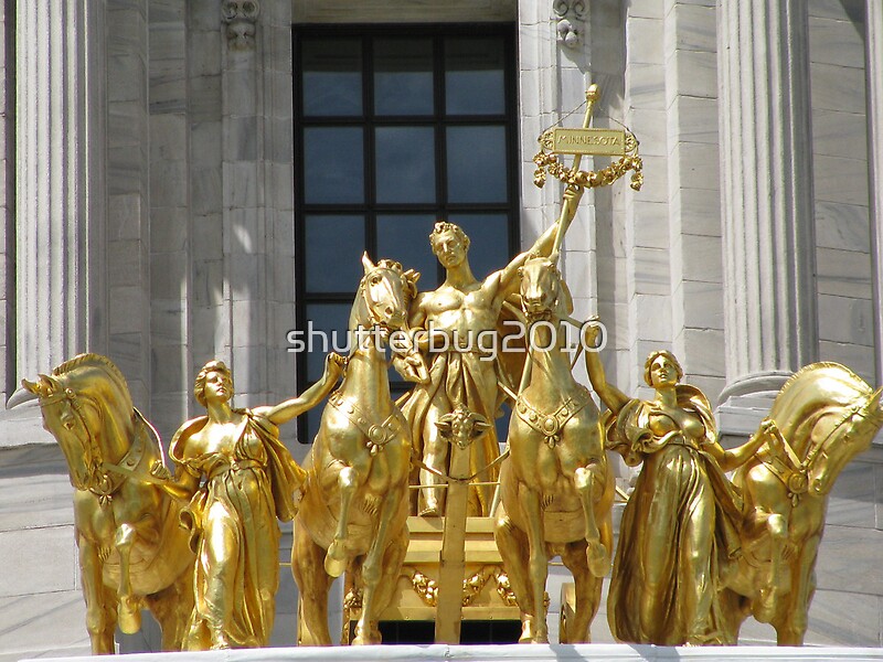 "The Quadriga, Minnesota State Capitol" by shutterbug2010 | Redbubble