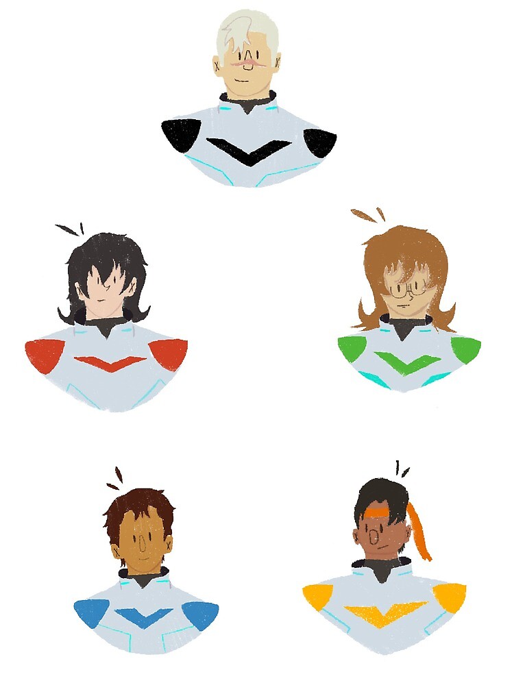 "Voltron sticker set " by ghostarts- | Redbubble