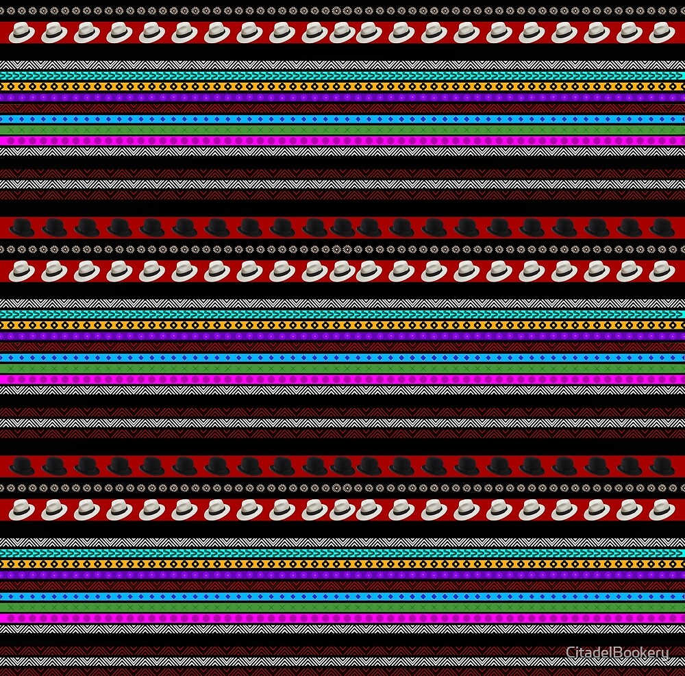 "Pollera inspired pattern" by CitadelBookery | Redbubble