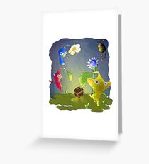 Pikmin Greeting Cards | Redbubble