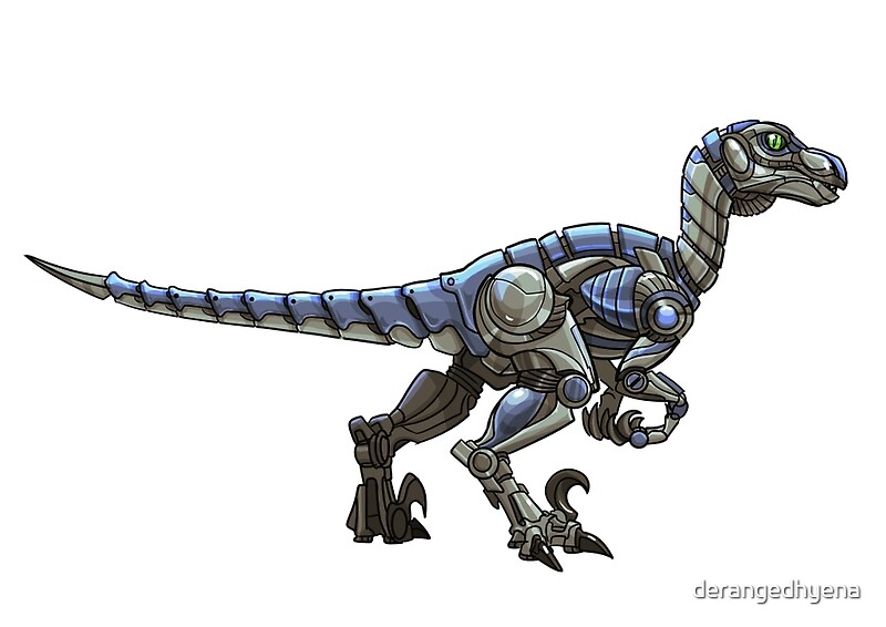 "Mecha-Raptor" by derangedhyena | Redbubble