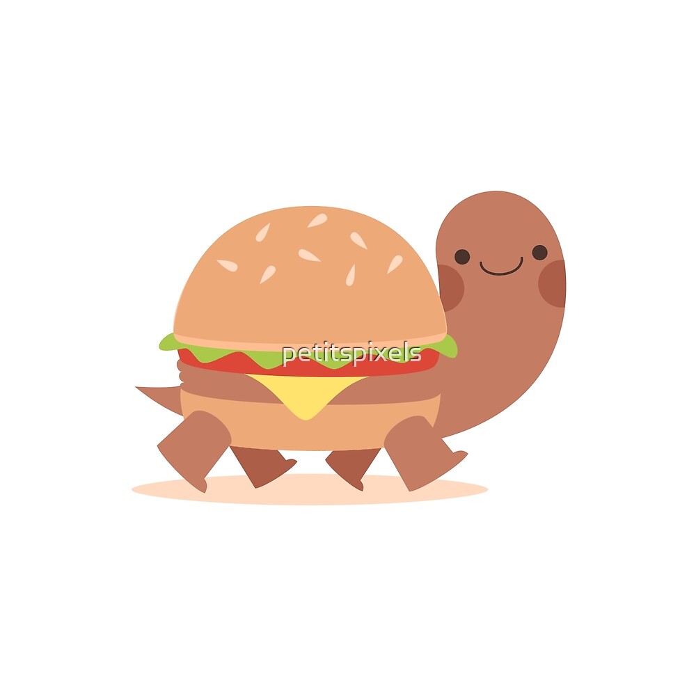 "Burger turtle" by petitspixels | Redbubble