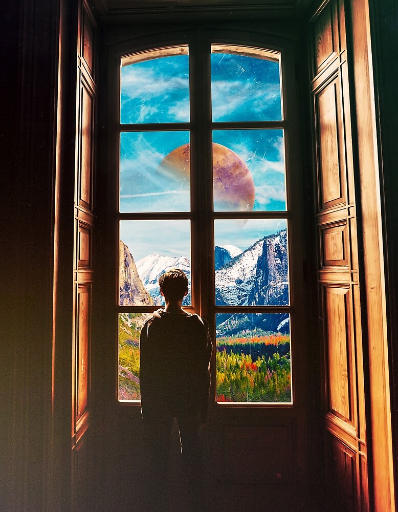 "Looking Outside" by seamless | Redbubble