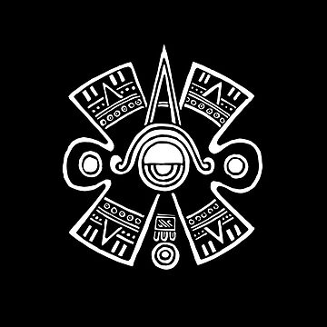 "Ancient Aztec God Ollin" Art Print for Sale by DifferentTees | Redbubble