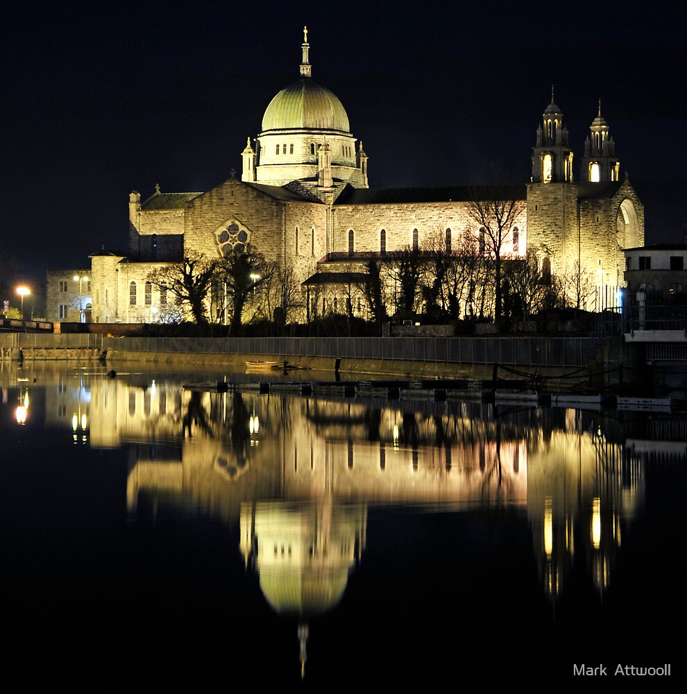 "Galway Cathedral Night shot" by Mark Attwooll | Redbubble