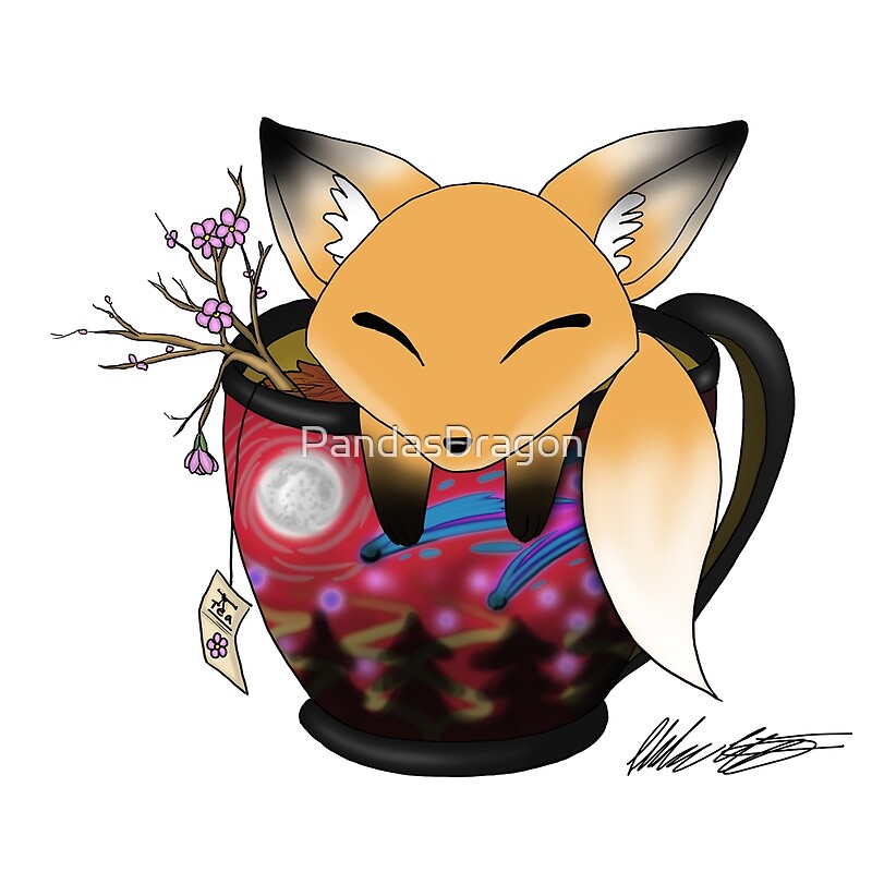 "Fox Tea" by PandasDragon | Redbubble