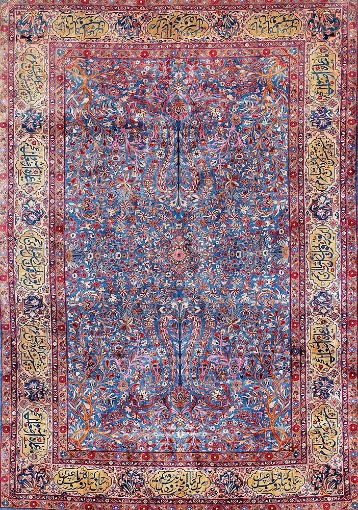 "Kashan Central Persian Rug Print" by Vicky Brago-Mitchell® | Redbubble