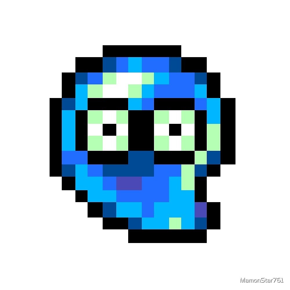 "Blue Puyo Sprite - Puyo Puyo " by MamonStar761 | Redbubble