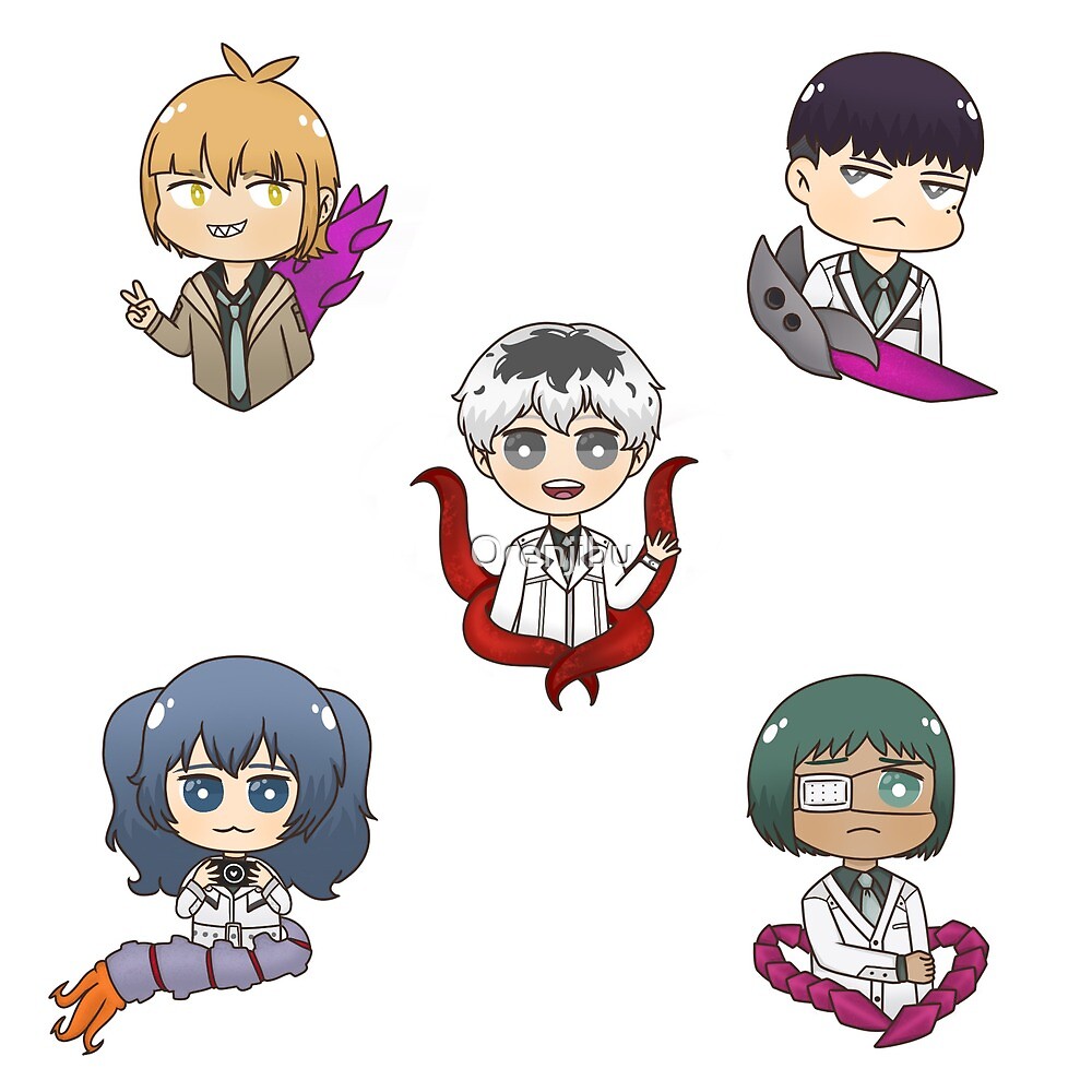 Quinx Squad Tokyo Ghoul Re By Orenjibu Redbubble