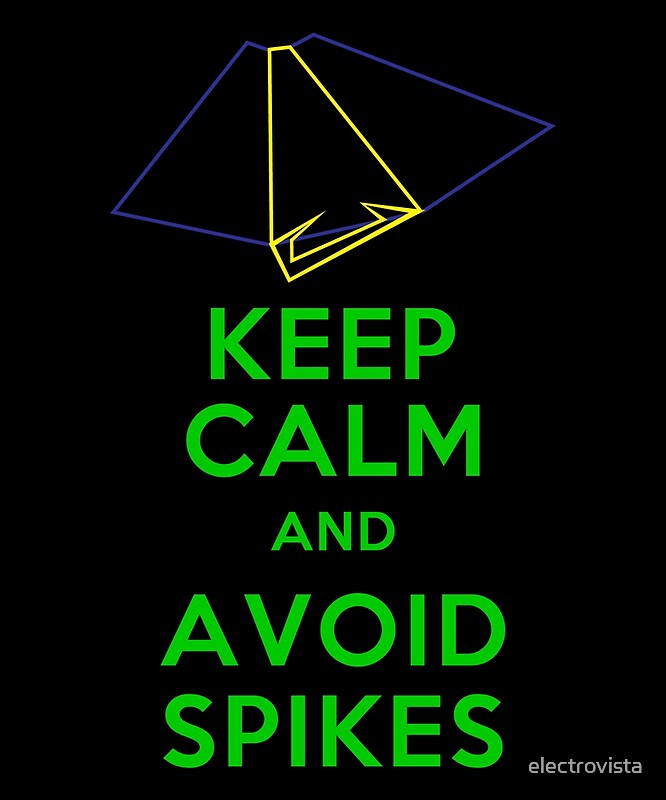 "Avoid Spikes Keep Calm Gamer" by electrovista | Redbubble