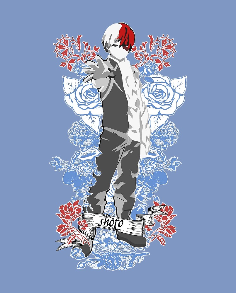 "Shōto Todoroki, flower boy ~ My Hero Academia" by herbizzare | Redbubble