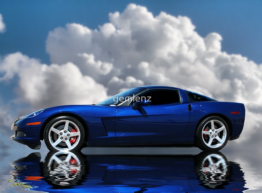 "Corvette C6 Profile" by gemlenz | Redbubble