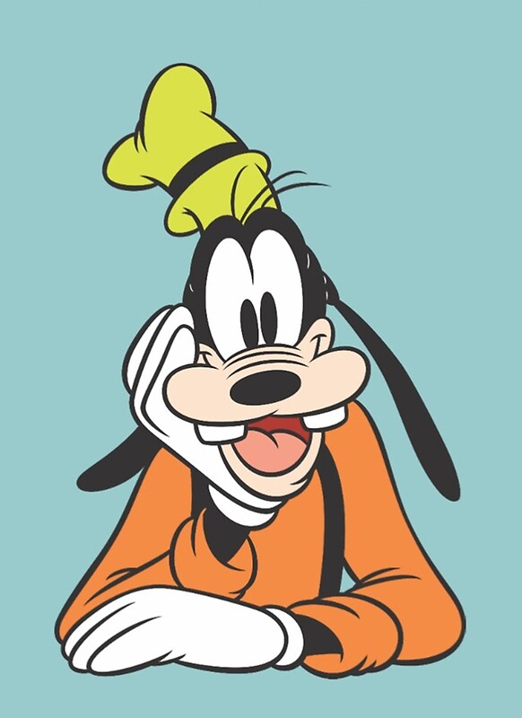 "Goofy Hand on Chin" by ralovins | Redbubble