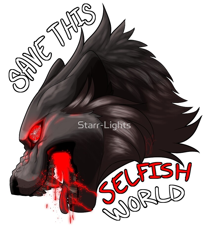 "Edgy Wolf" by Starr-Lights | Redbubble