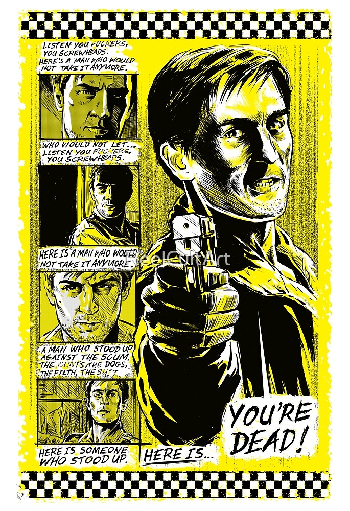 "Taxi Driver Film Comic Adaption" by ReelCultArt | Redbubble