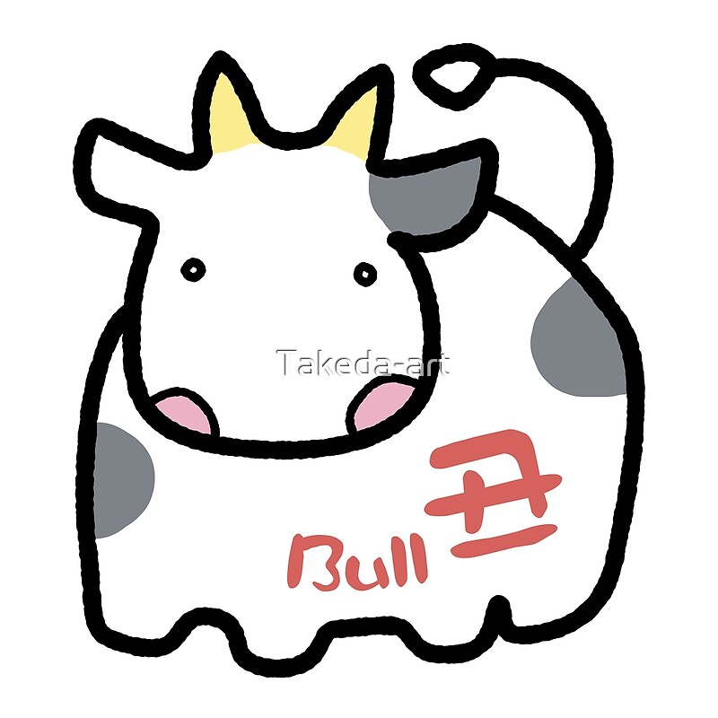 "Chinese Zodiac Bull Doodle Art" by Takeda-art | Redbubble