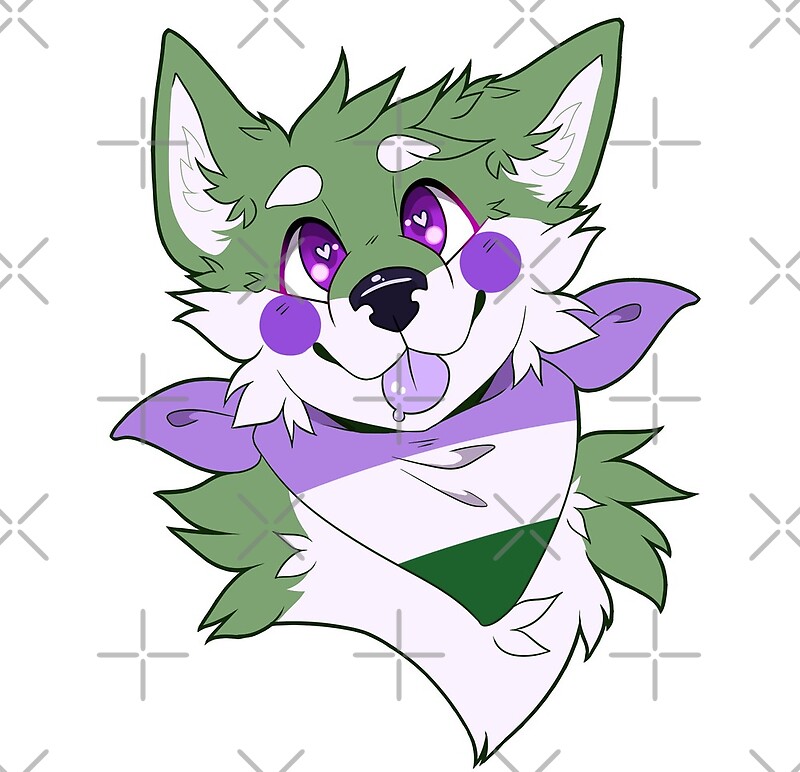 "Pride Pack | Genderqueer Pride Dog" by dakodils | Redbubble