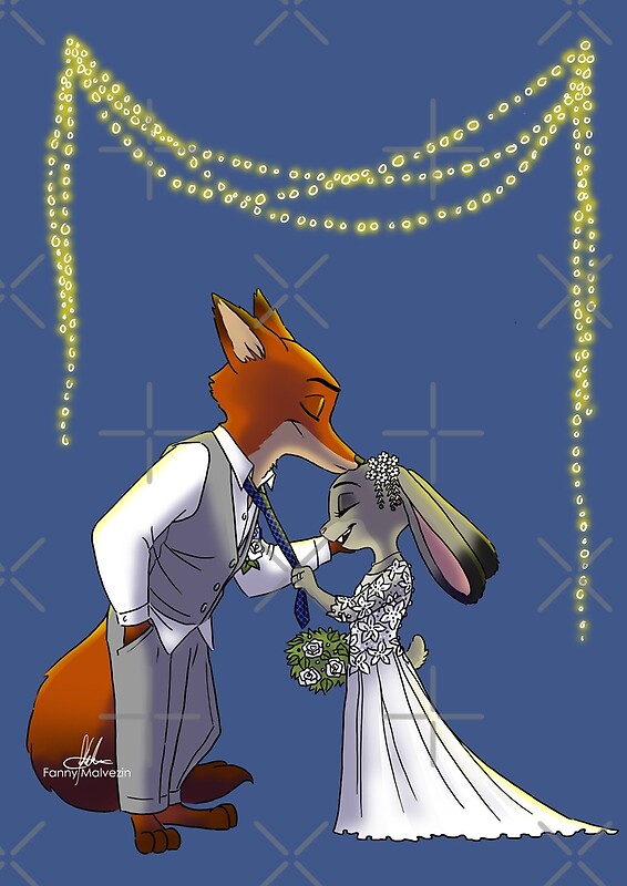 "Nick and Judy wedding" by Fanny Ducrot | Redbubble