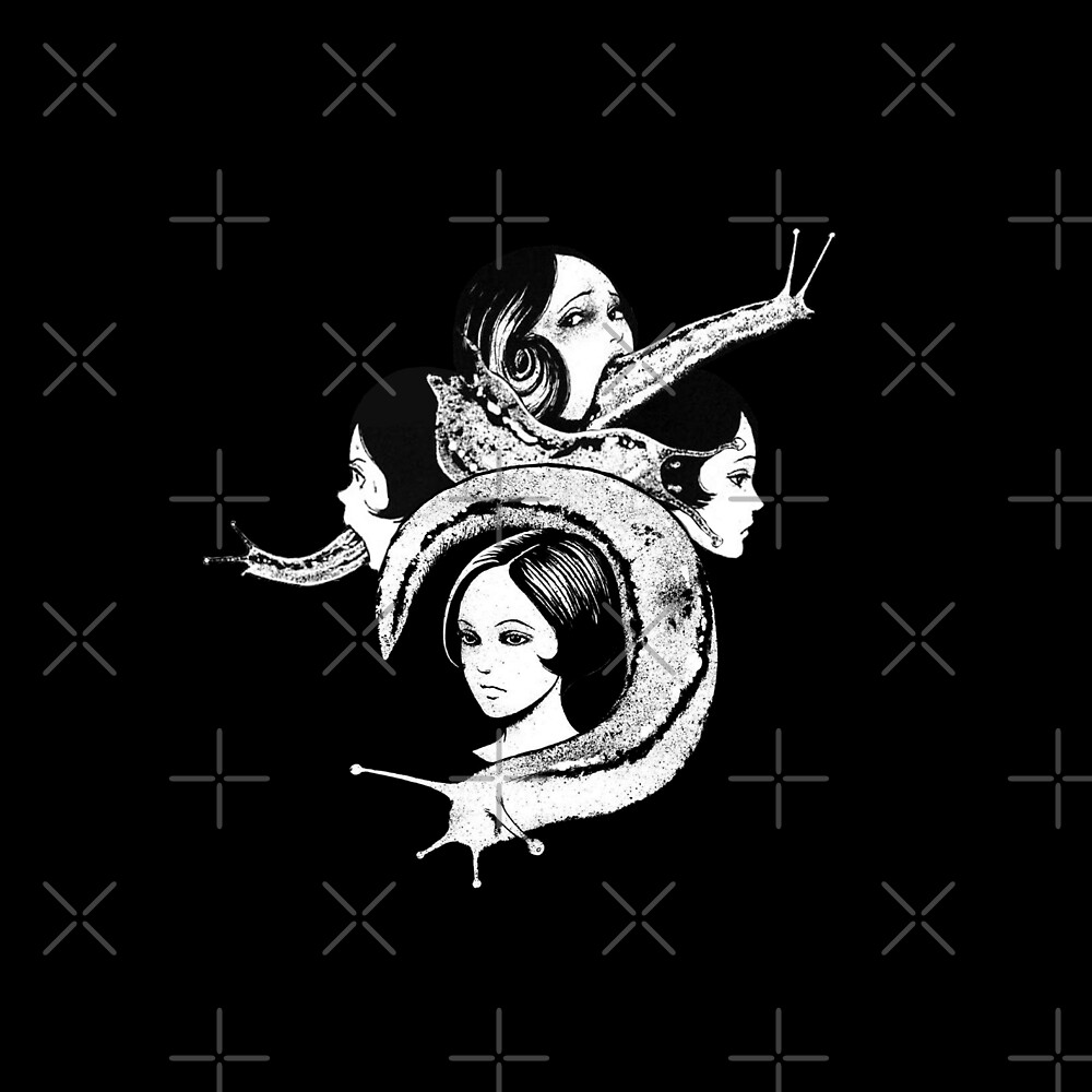 Junji Ito Slug Girl Collage Tank Top Junji Ito Slug Girl 1/4 Scale ...