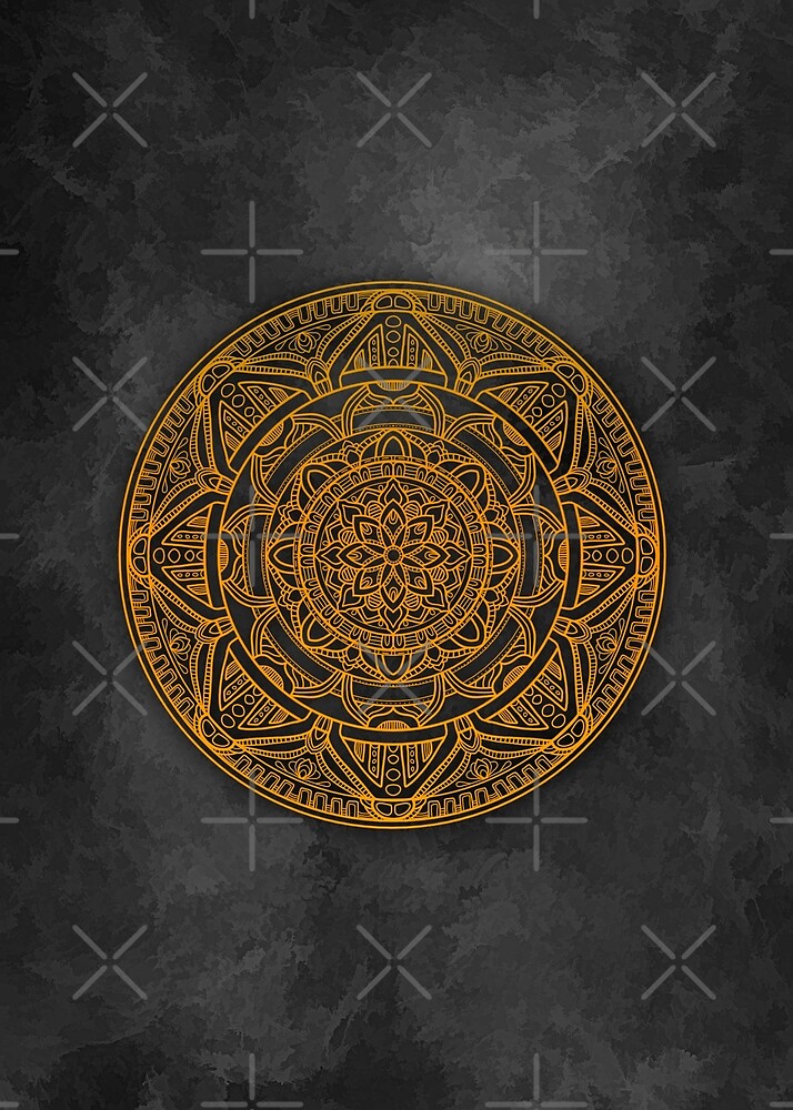 "Golden Mandala" by jpvoodoo | Redbubble
