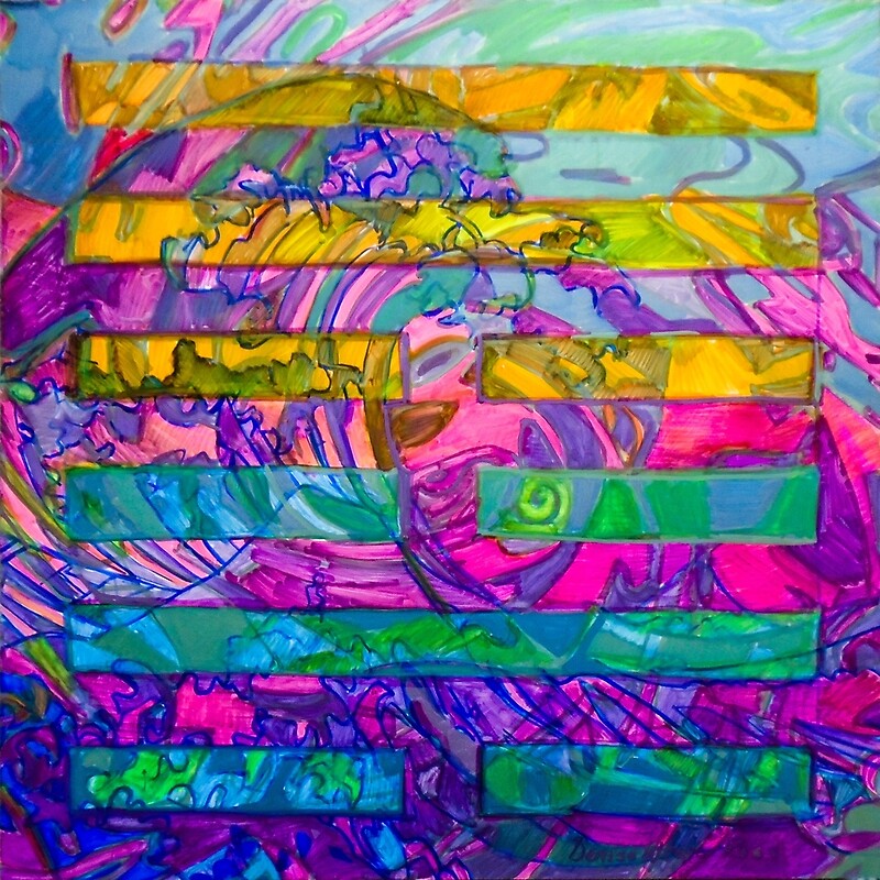 "Hexagram 59: Huàn (Dispersion) " by Denise Weaver Ross | Redbubble