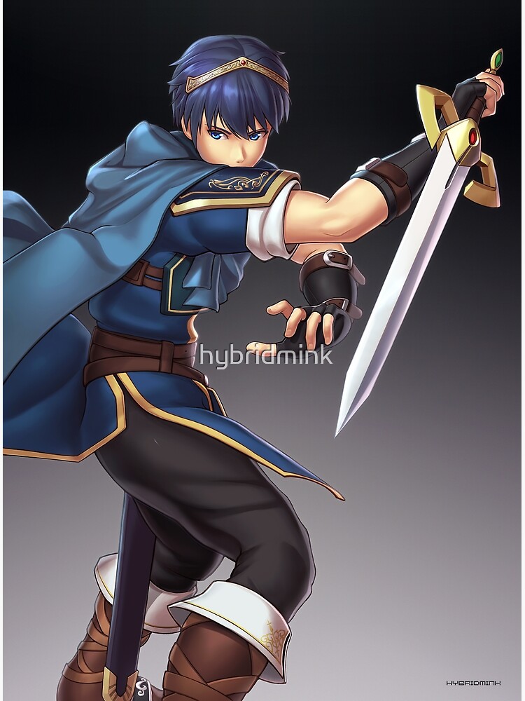 "Marth (Ultimate)" Photographic Print by hybridmink | Redbubble