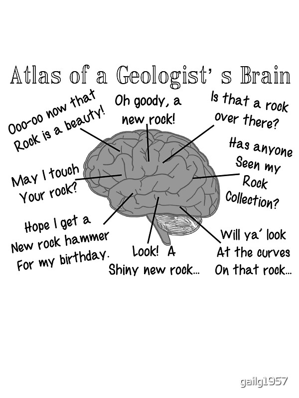"Geologist Humor" Stickers by Gail Gabel, LLC | Redbubble