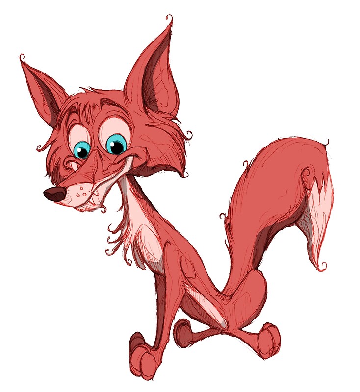 "Fox" by wickedcartoons | Redbubble