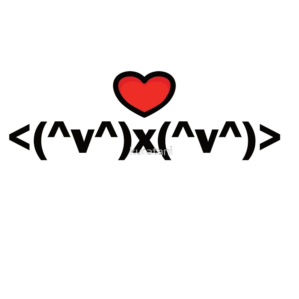 "Ascii - Holding Hands" by kuratani | Redbubble