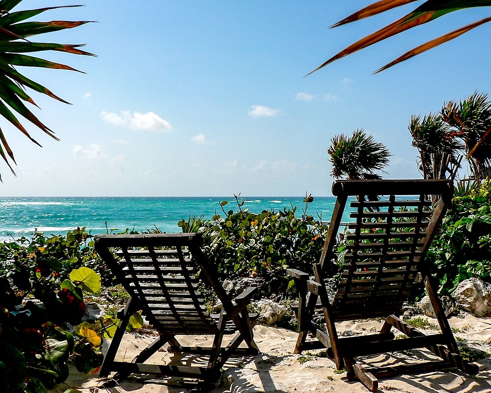 "Tulum Chairs" by darren-j-mcleod | Redbubble