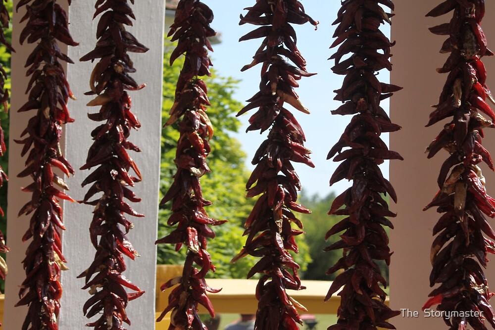 "Hungarian Paprika Drying" by The Storymaster | Redbubble