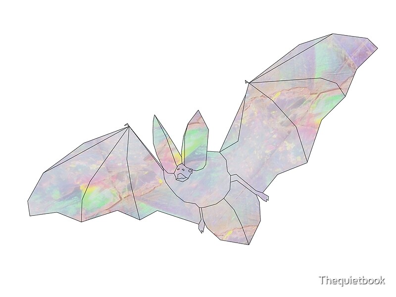 "Geometric Bat" by Thequietbook | Redbubble