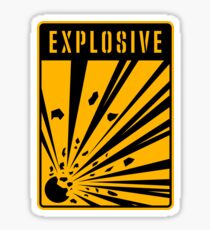 Explosive Symbol Stickers | Redbubble