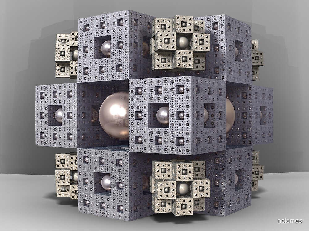 "Menger Sponge +" by nclames | Redbubble