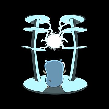 "The Golang Mascot: Flash (Black)" Sticker for Sale by hellkni9ht ...