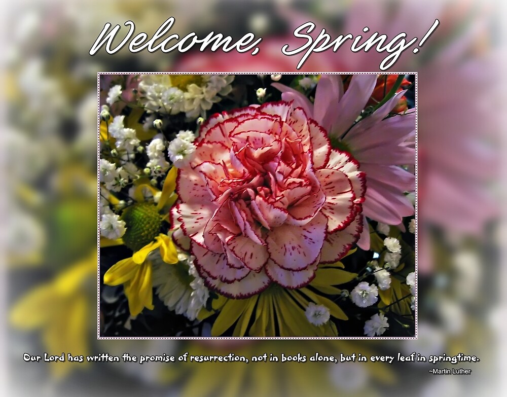 "Welcome, Spring!" by Greeting Cards by Tracy DeVore | Redbubble