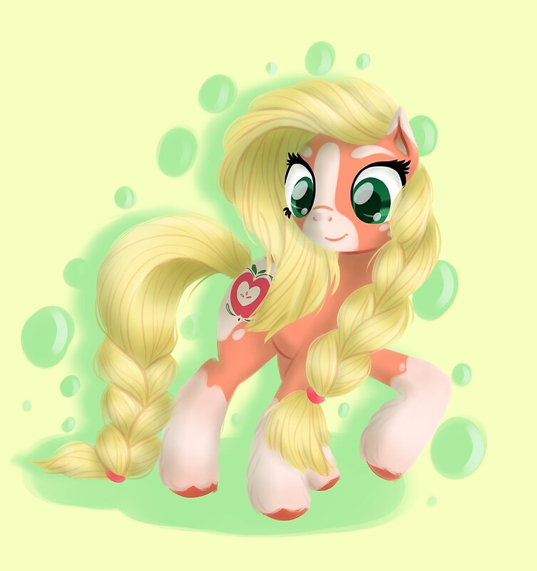 "My little pony G5 Applejack" by Riuke-z | Redbubble
