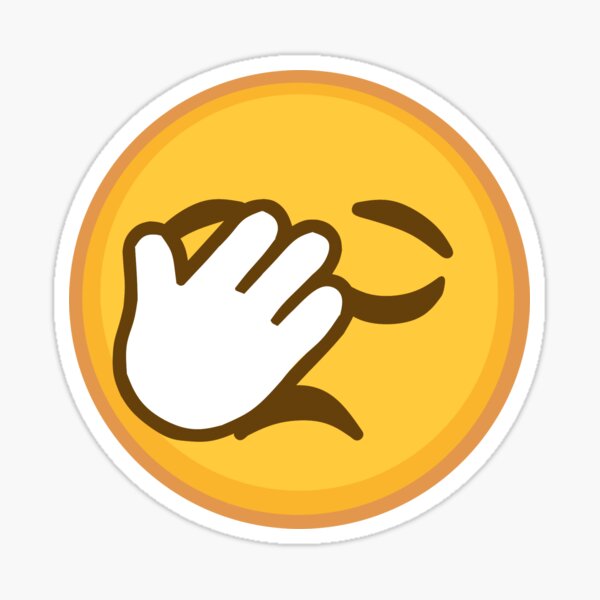 Facepalm Emoticon Stickers | Redbubble