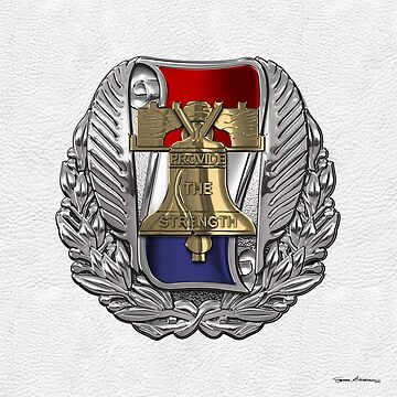 "Army Recruiting Command - USAREC Crest over White Leather" Sticker for ...