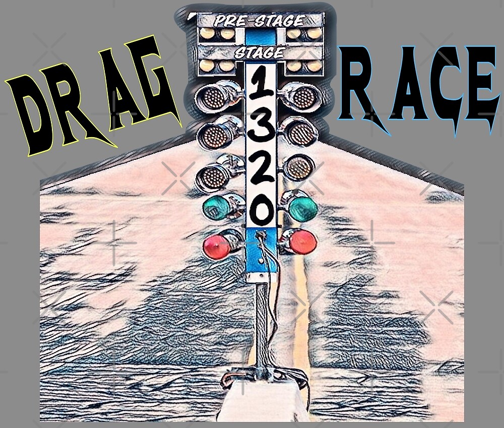 "Drag Racing Christmas Tree Lights, Staging Lights" by CharJens | Redbubble