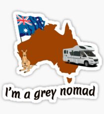 Grey Nomad Stickers | Redbubble