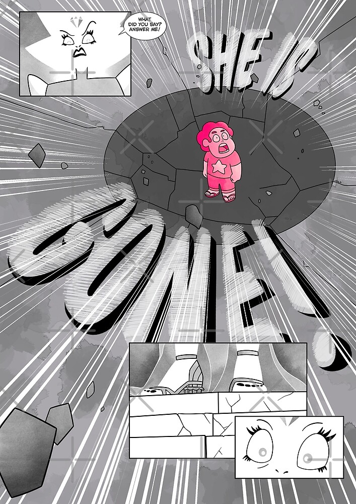"She’s gone! Steven Universe tribute" by Chiara Filincieri | Redbubble