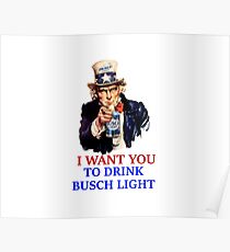 Busch Beer Posters | Redbubble