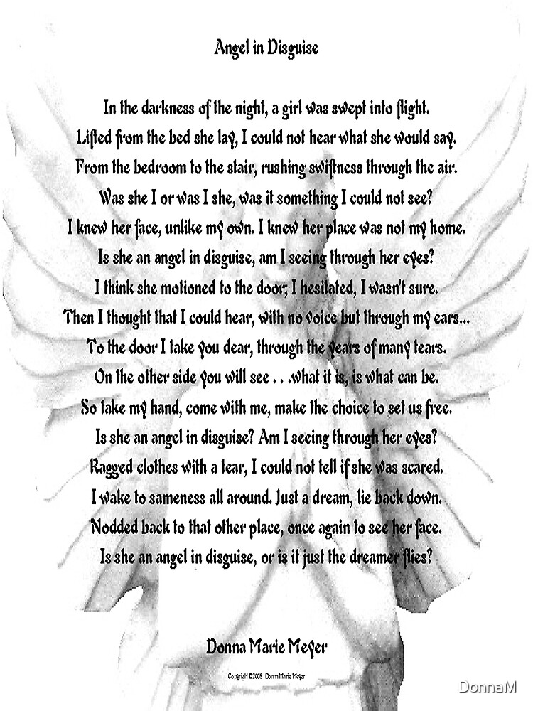 "Angel in Disguise" by DonnaM | Redbubble