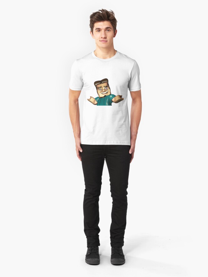 "Minecraft Steve Meme" T-shirt by BoomerUSA | Redbubble
