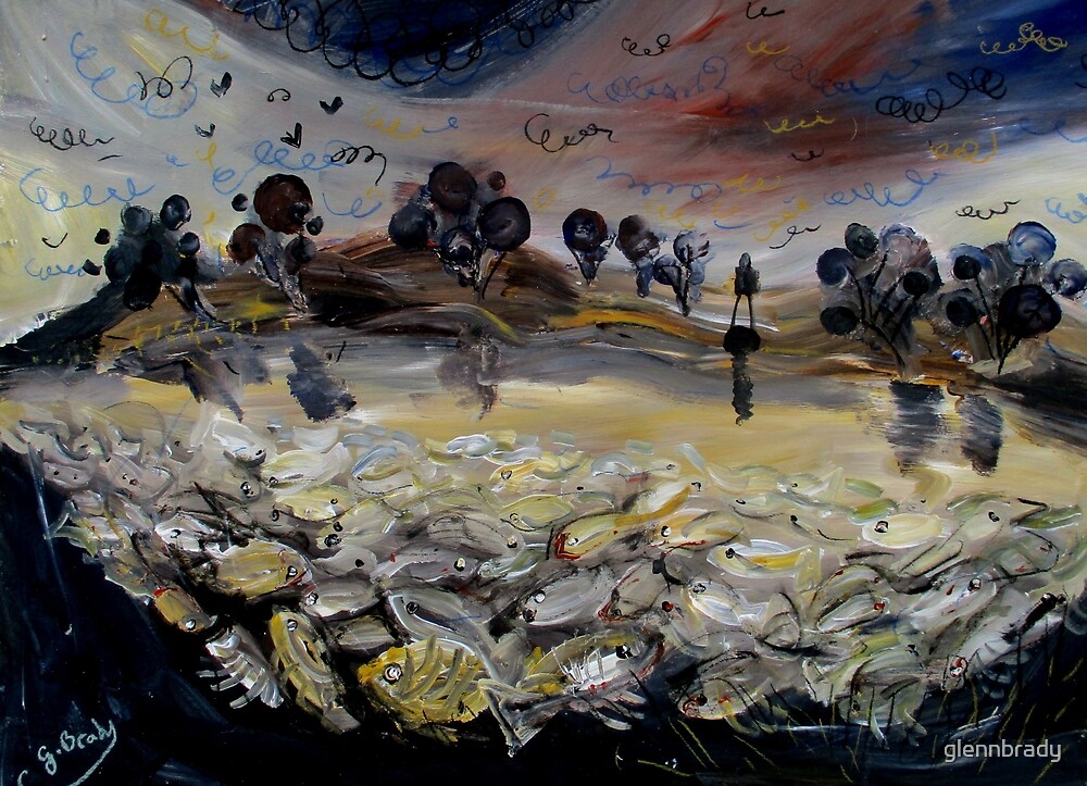 "'dead fish ..Murray-Darling river' " by glennbrady | Redbubble
