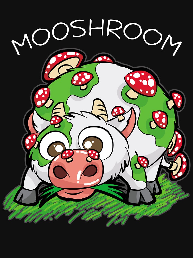 "MOOSHROOM Cow with Mushrooms fly agaric Cartoon" Tank Top by Moonpie90 ...