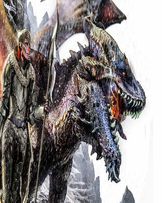 "fwc 6145 dragon fantasy" by fred chiea | Redbubble